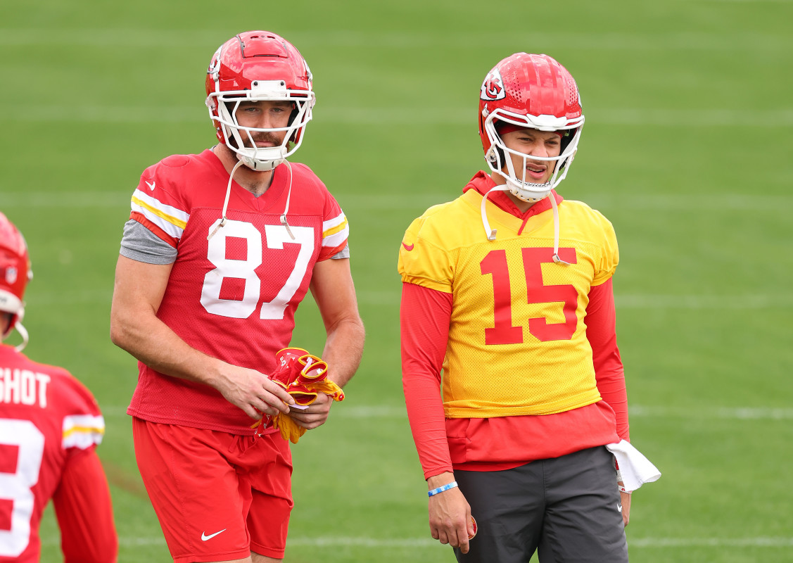 Travis Kelce was asked if he's played his last game with Patrick Mahomes