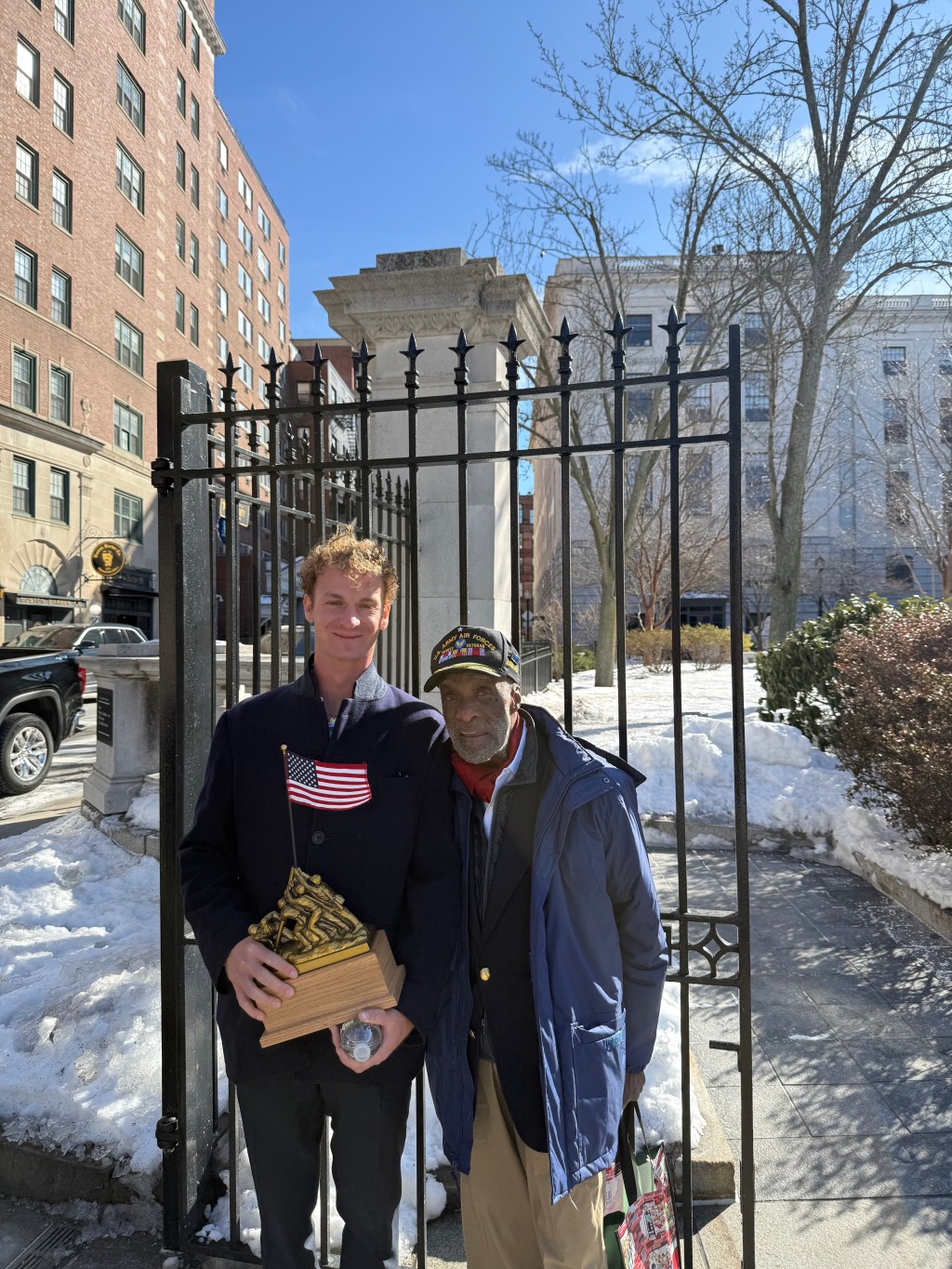 Daniel Penny receives prestigious award from Marine Corps League at Iwo ...