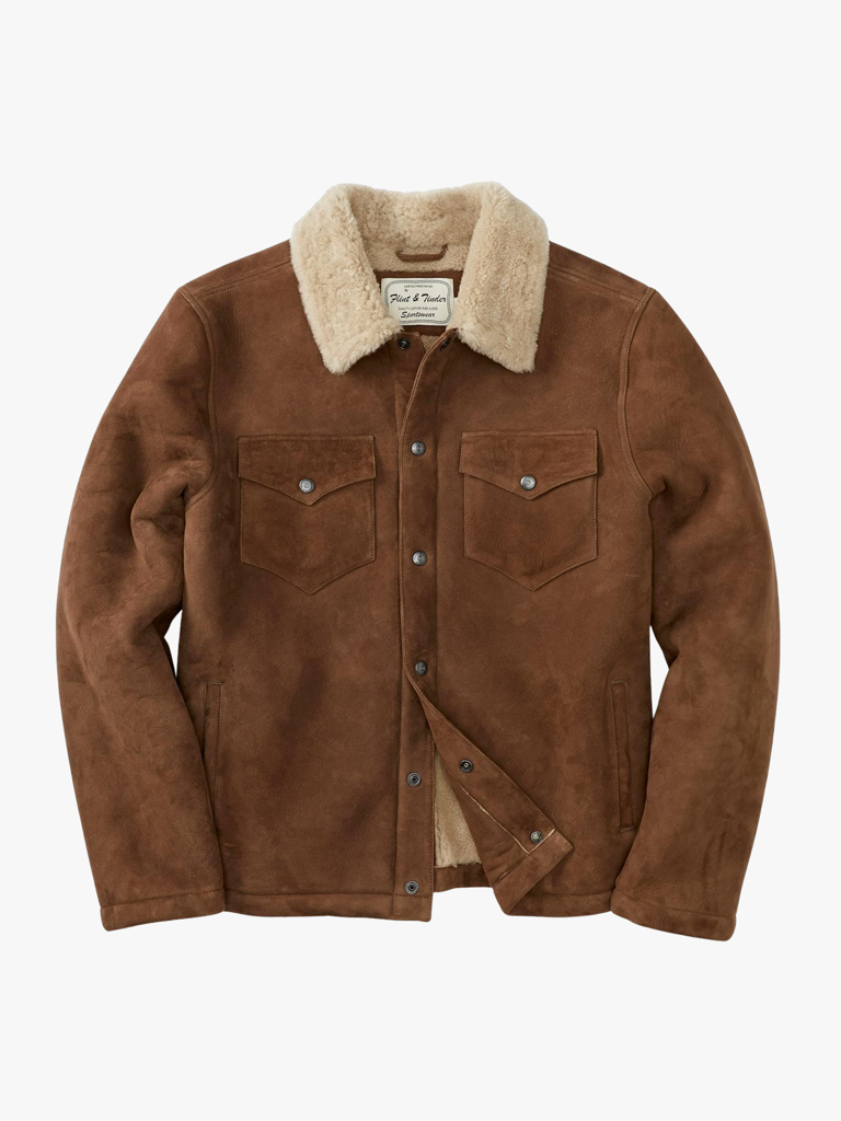 The Best Men's Shearling Coat Could Beat the Crap Outta Winter