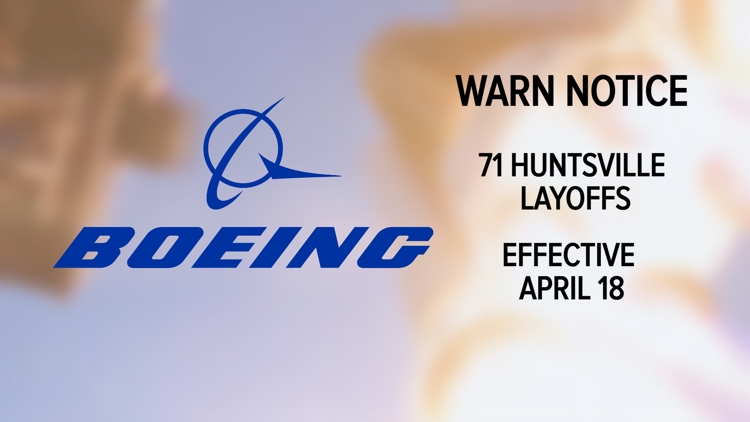 Boeing layoffs to total 71 at Huntsville operations