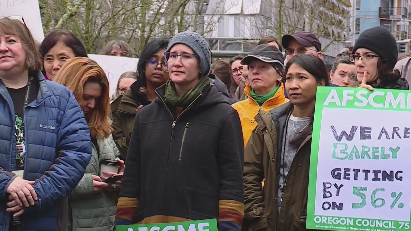 Protests form outside OHSU as lawsuit aims to block Trump’s federal ...