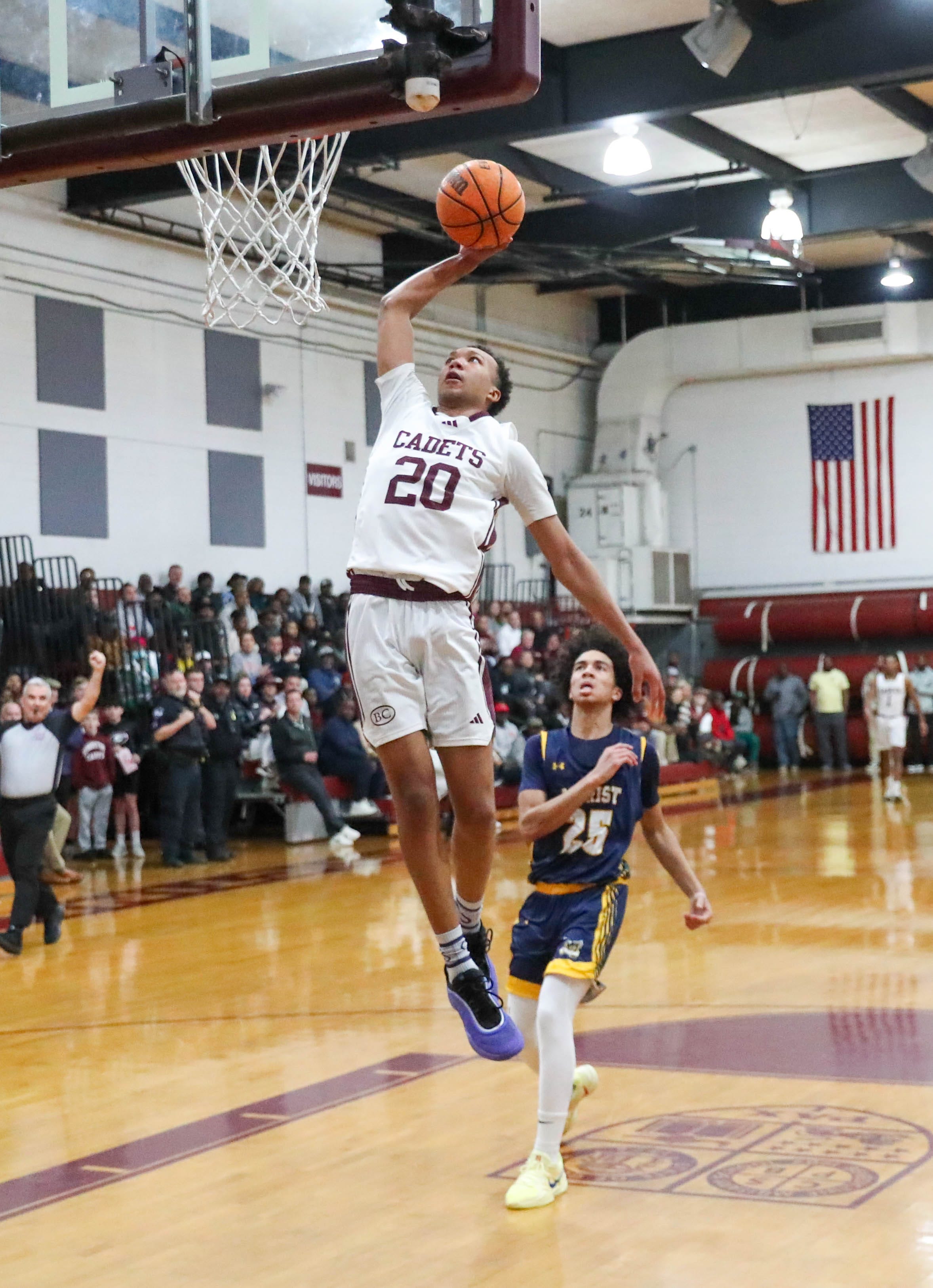 Benedictine basketball season ends along with the prep career of Cadet star Caleb Jones