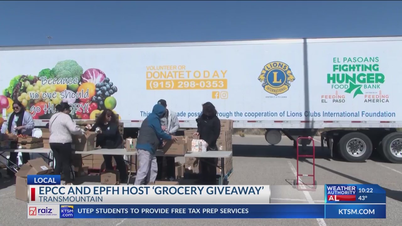 EPCC, El Pasoans Fighting Hunger partner for ‘grocery giveaway’