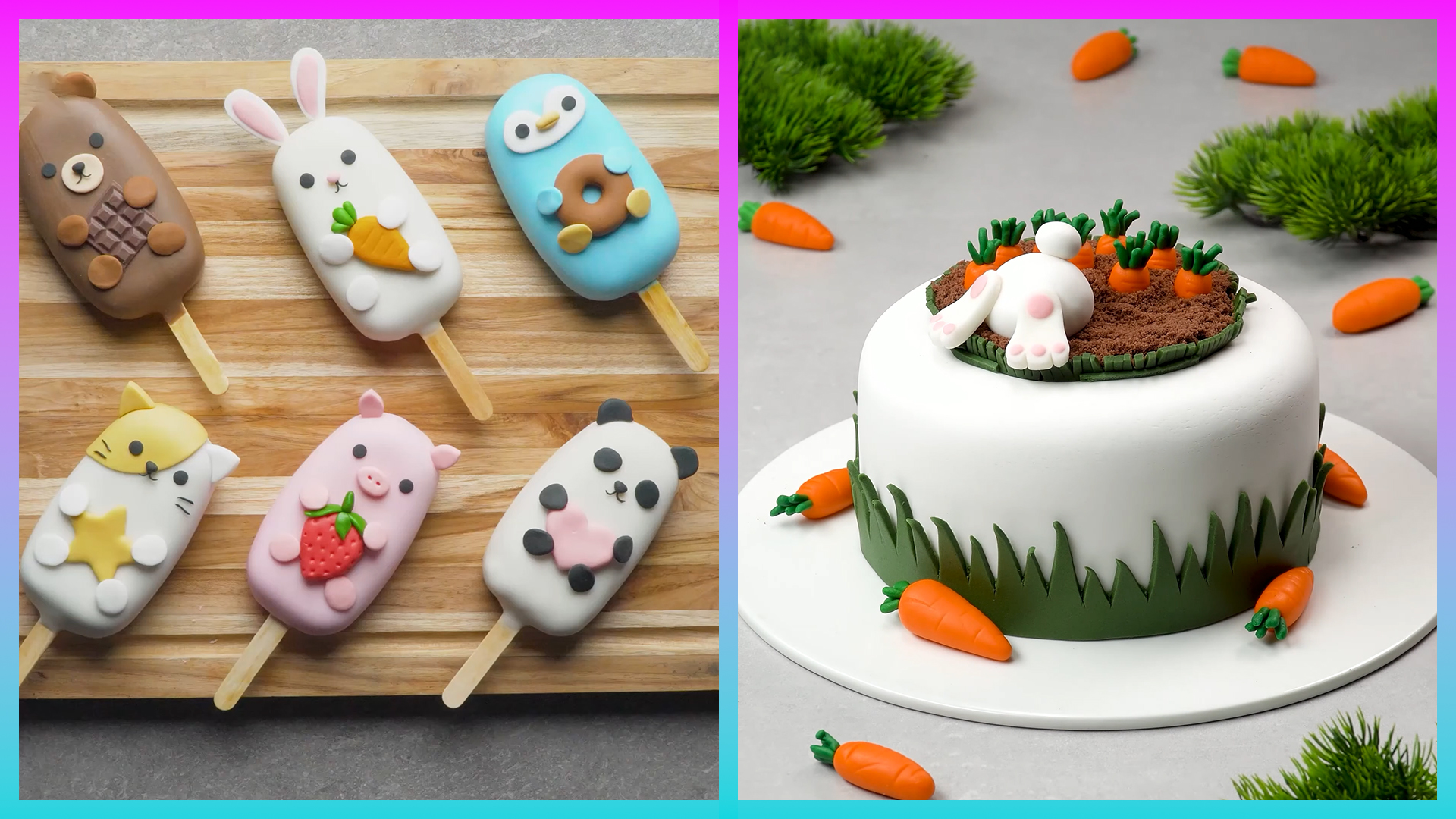 Cute Ice Cream Cake & Bunny Cake 🍦🐰🍰 | Adorable & Fun Cake Design Ideas ...