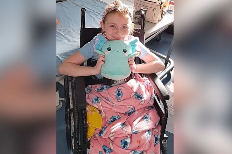 Little Kaytlin, 8, in fight of her life in every parent's worst nightmare