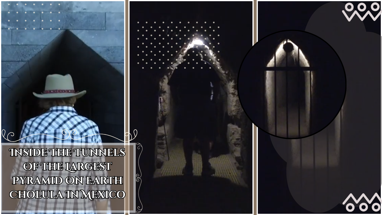 Inside The Tunnels Of The Largest Pyramid On Earth Cholula In Mexico