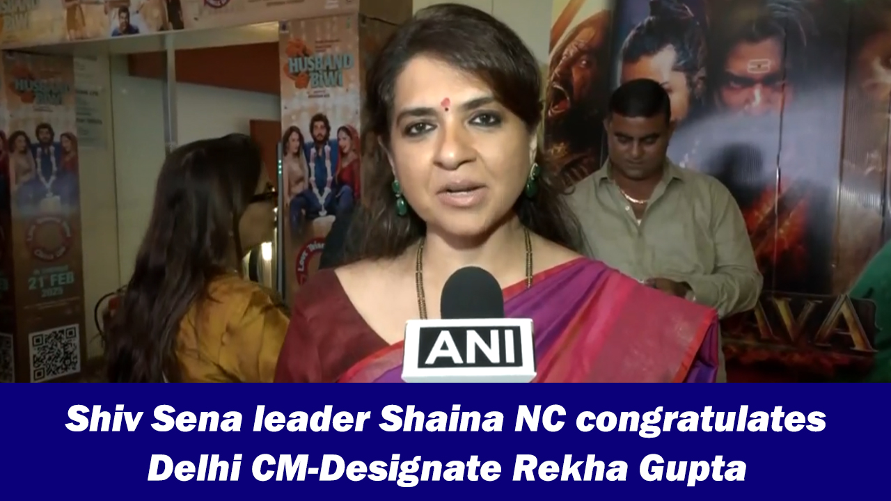Shiv Sena leader Shaina NC congratulates Delhi CM-Designate Rekha Gupta