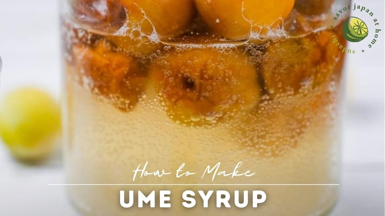 How to Make Traditional Japanese Ume Plum Syrup | Homemade Summer Drink