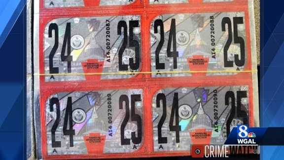 Police issue warning about counterfeit vehicle inspection stickers