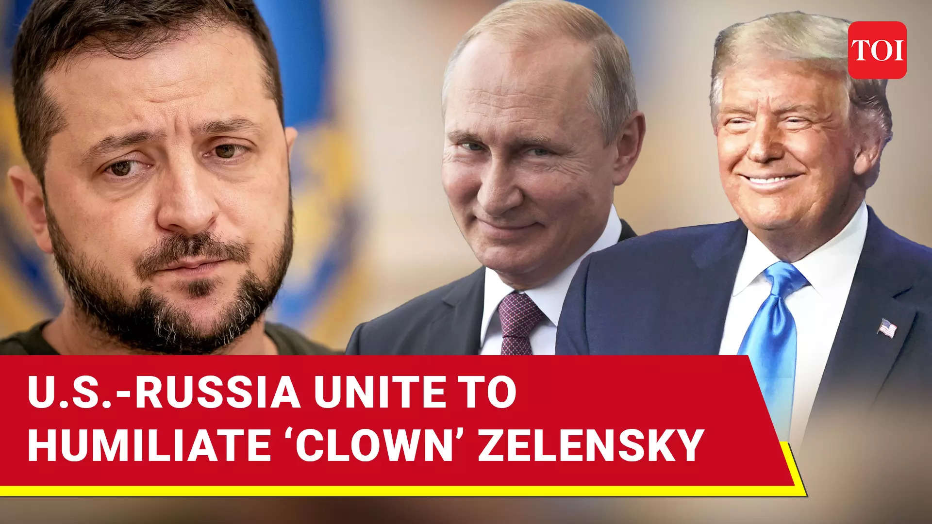 ‘Clown Zelensky Can't...': Vance, Musk, Medvedev Join Trump In ...
