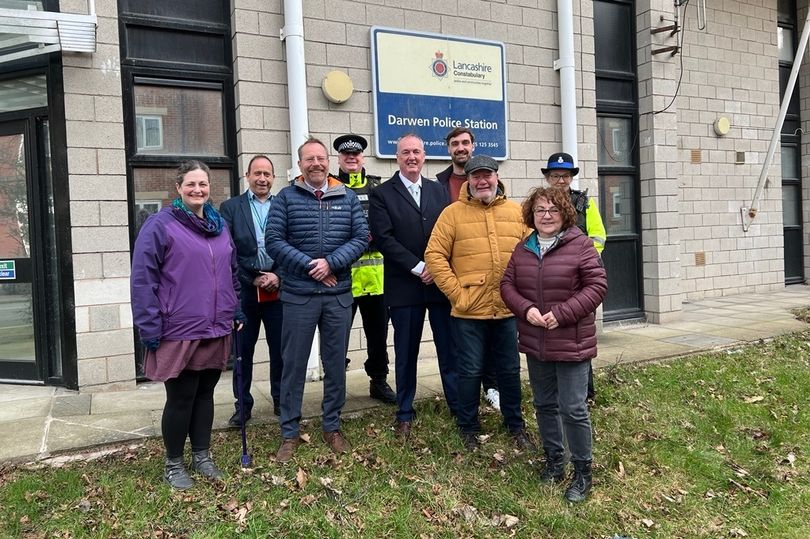 MP Andy MacNae heads out on patrol in Darwen