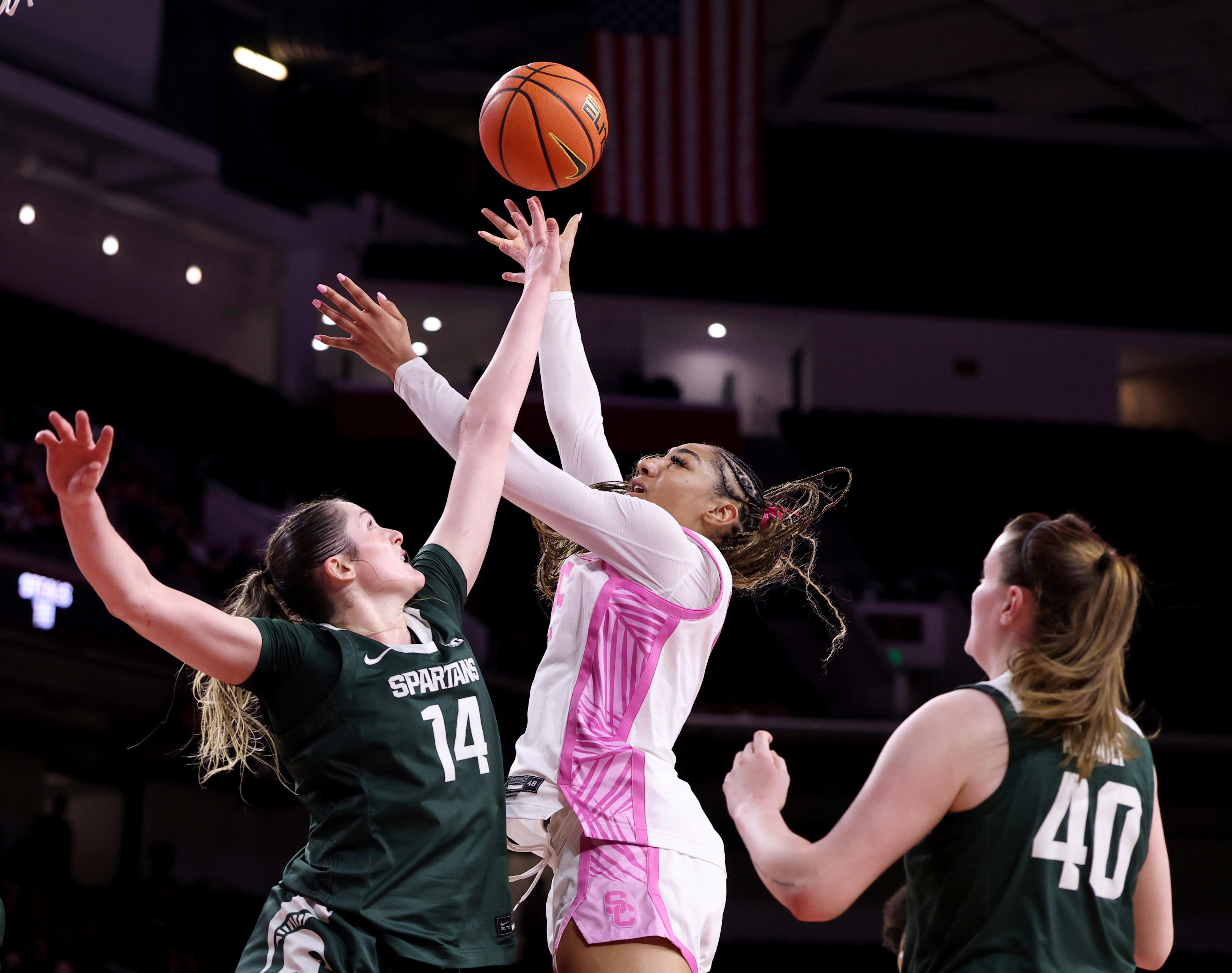 Comeback falls short for Michigan State's women's basketball team in ...