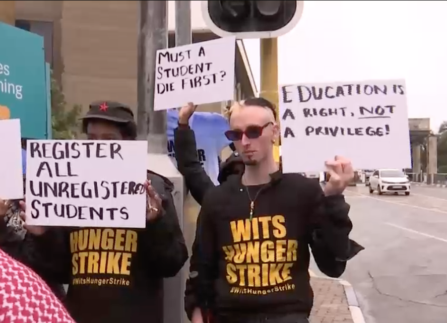 Wits students’ hunger strike continues