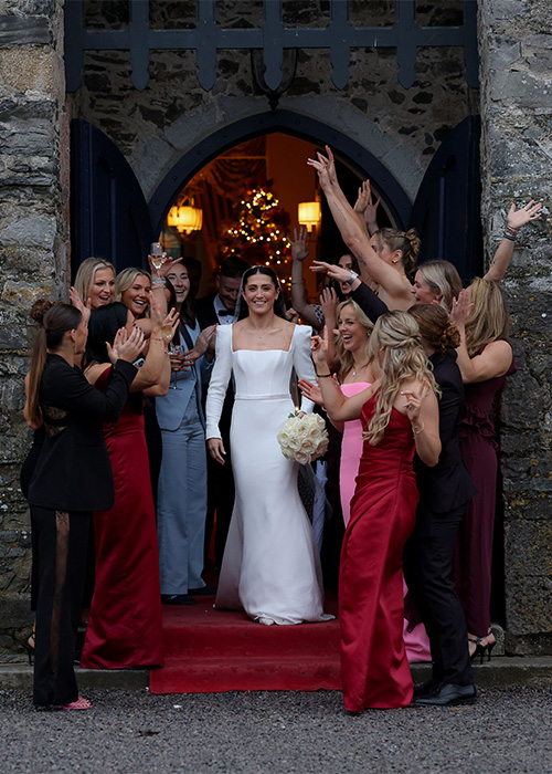 Irish rugby star Amee Leigh Murphy Crowe marries long-time love in glam ...