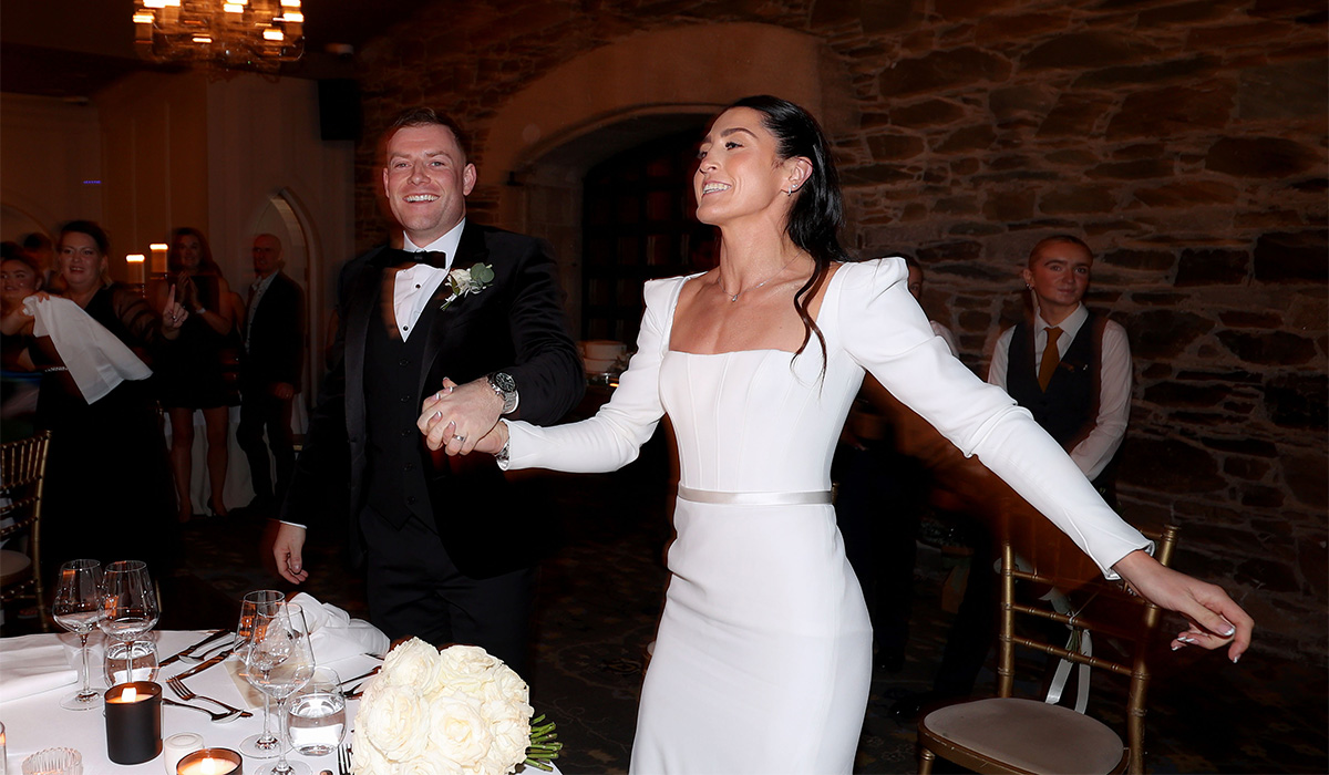 Irish rugby star Amee Leigh Murphy Crowe marries long-time love in glam ...