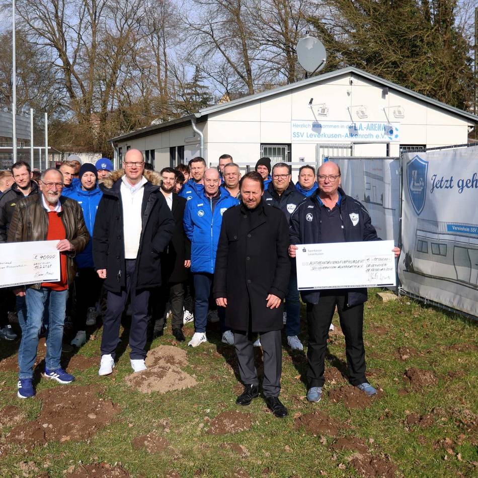 Großspende für das neue Vereinsheim