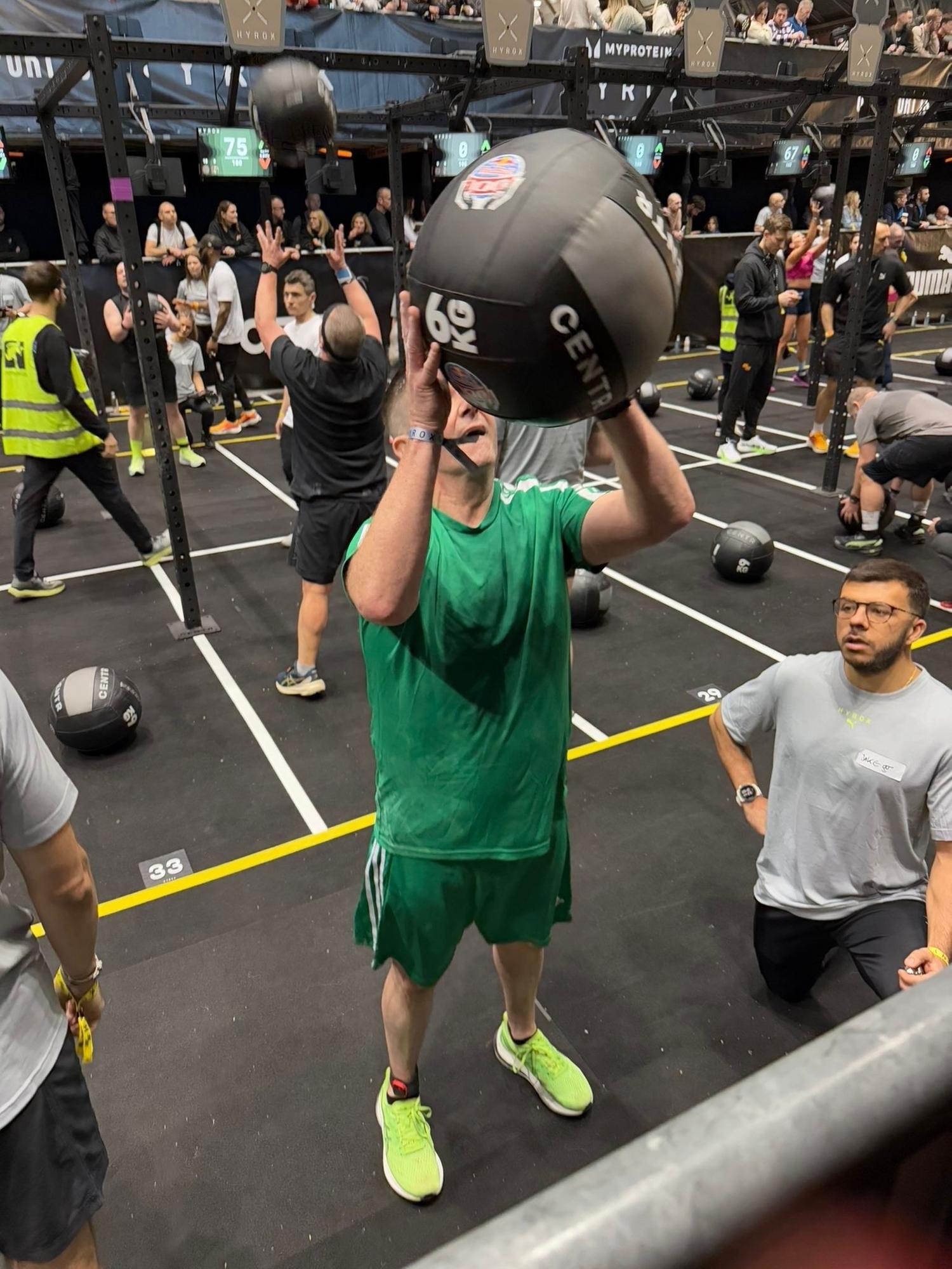 Power man smashes HYROX challenge raising more than £1,500 for cancer ...