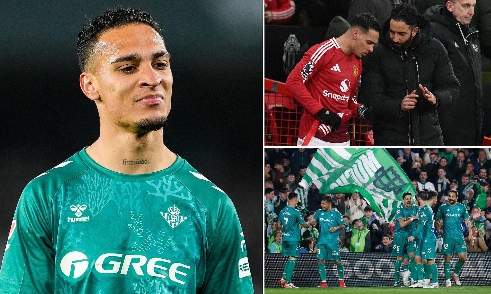 Man United outcast Antony claims to 'wake up everyday with a smile ...