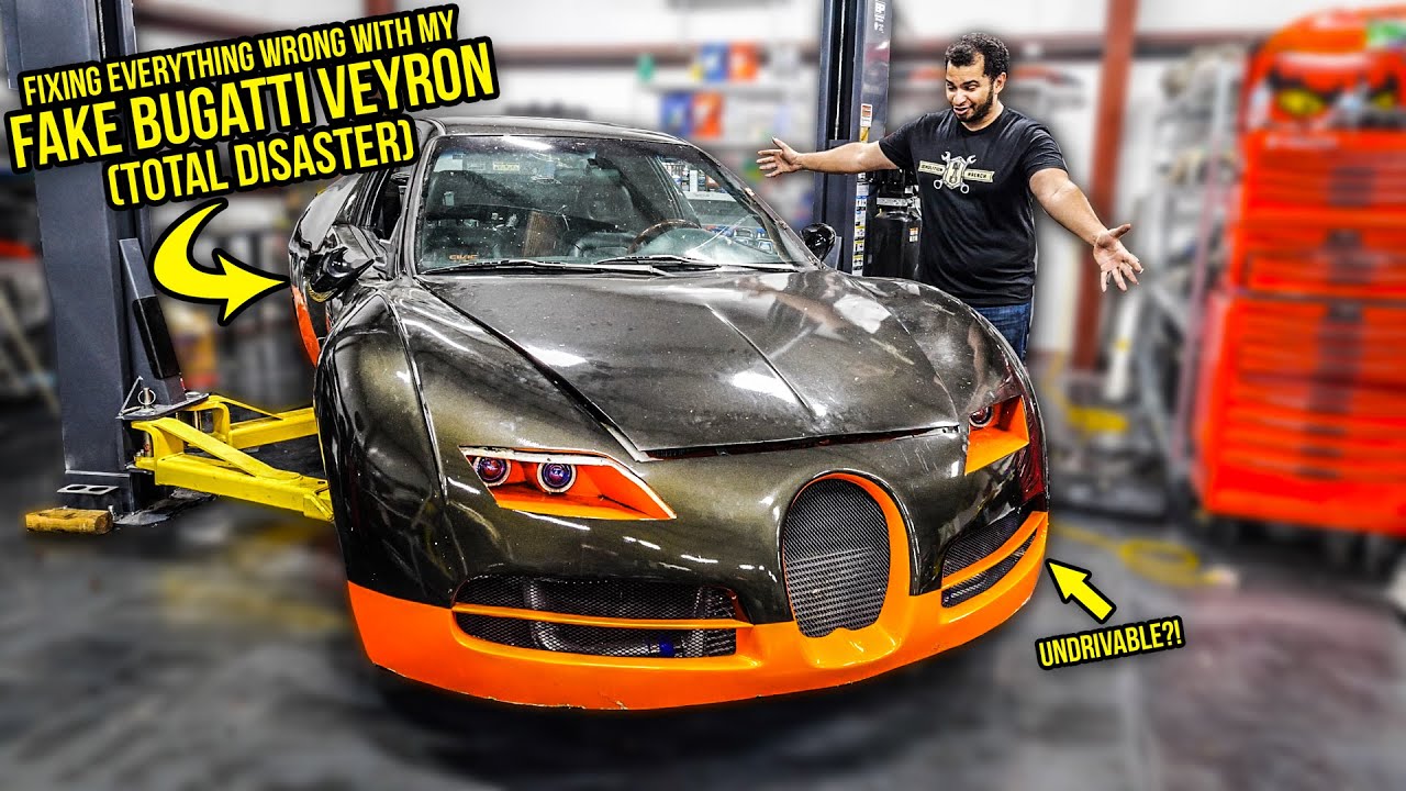 Fixing Everything Wrong With My FAKE Bugatti Veyron