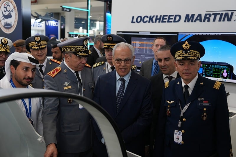 IDEX 2025 : Fouad Moumen visite le stand de Lockeed Martin