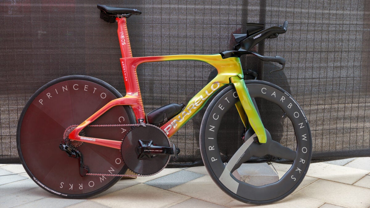 Check Out the Monster Chainring on Josh Tarling’s Pinarello Time Trial ...