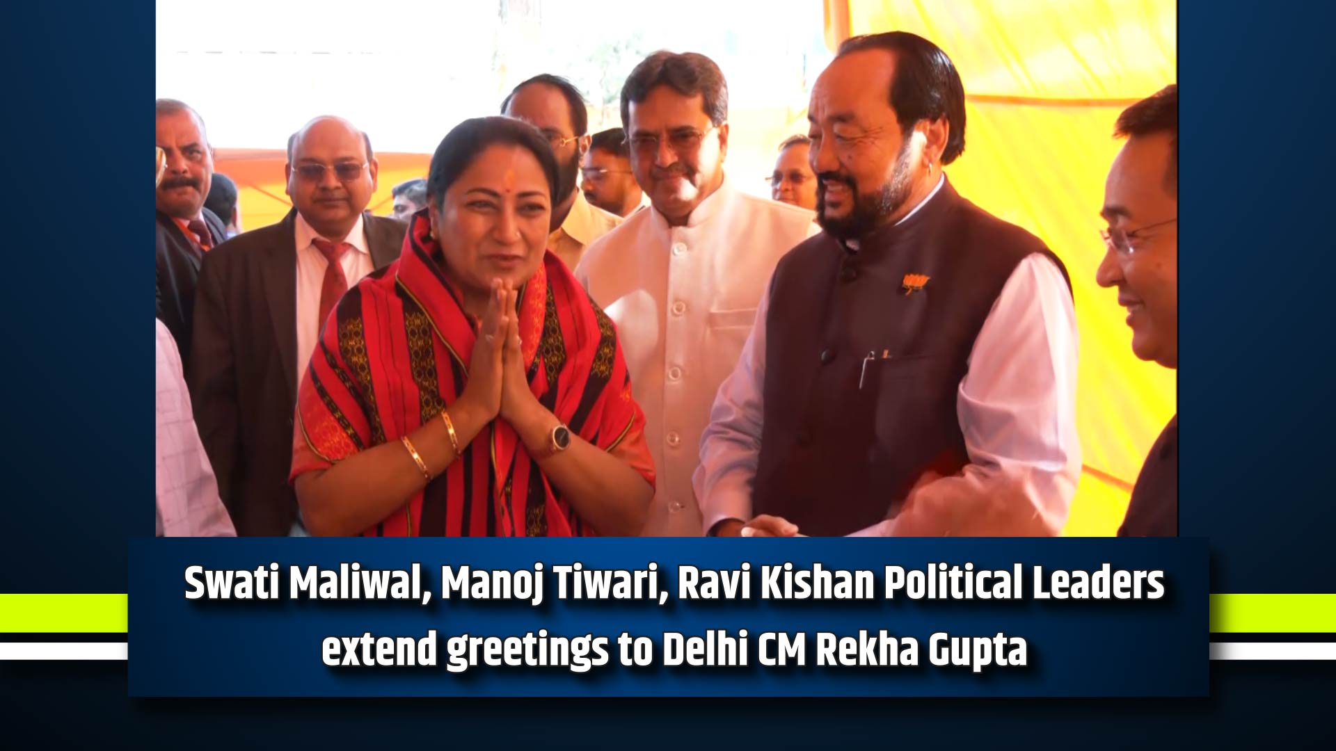 Swati Maliwal, Ravi Kishan Political Leaders extend greetings to Delhi ...