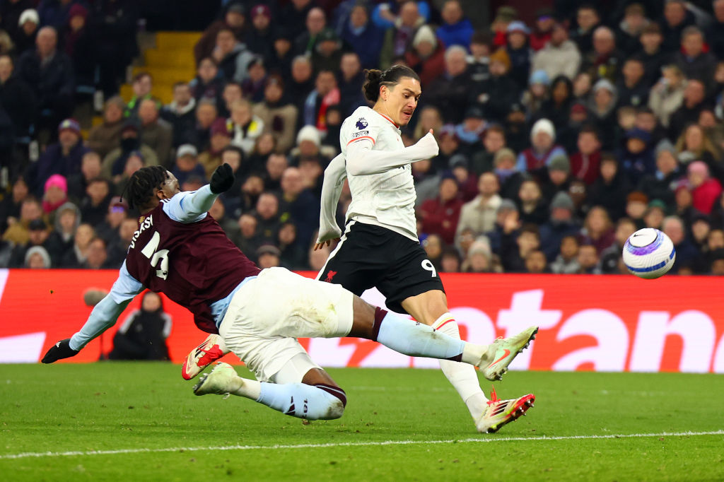 Liverpool's Darwin Nunez labelled 'so odd' after horror miss at Aston Villa