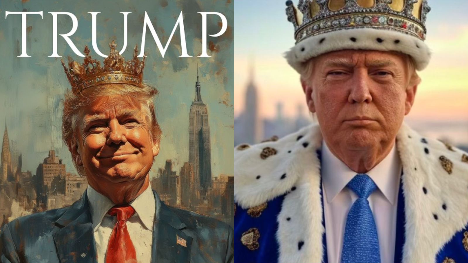 White House Shares Photo of Donald Trump Dressed as a King