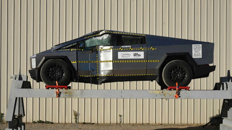 Here's How The Tesla Cybertruck Fared In NHTSA Crash Tests