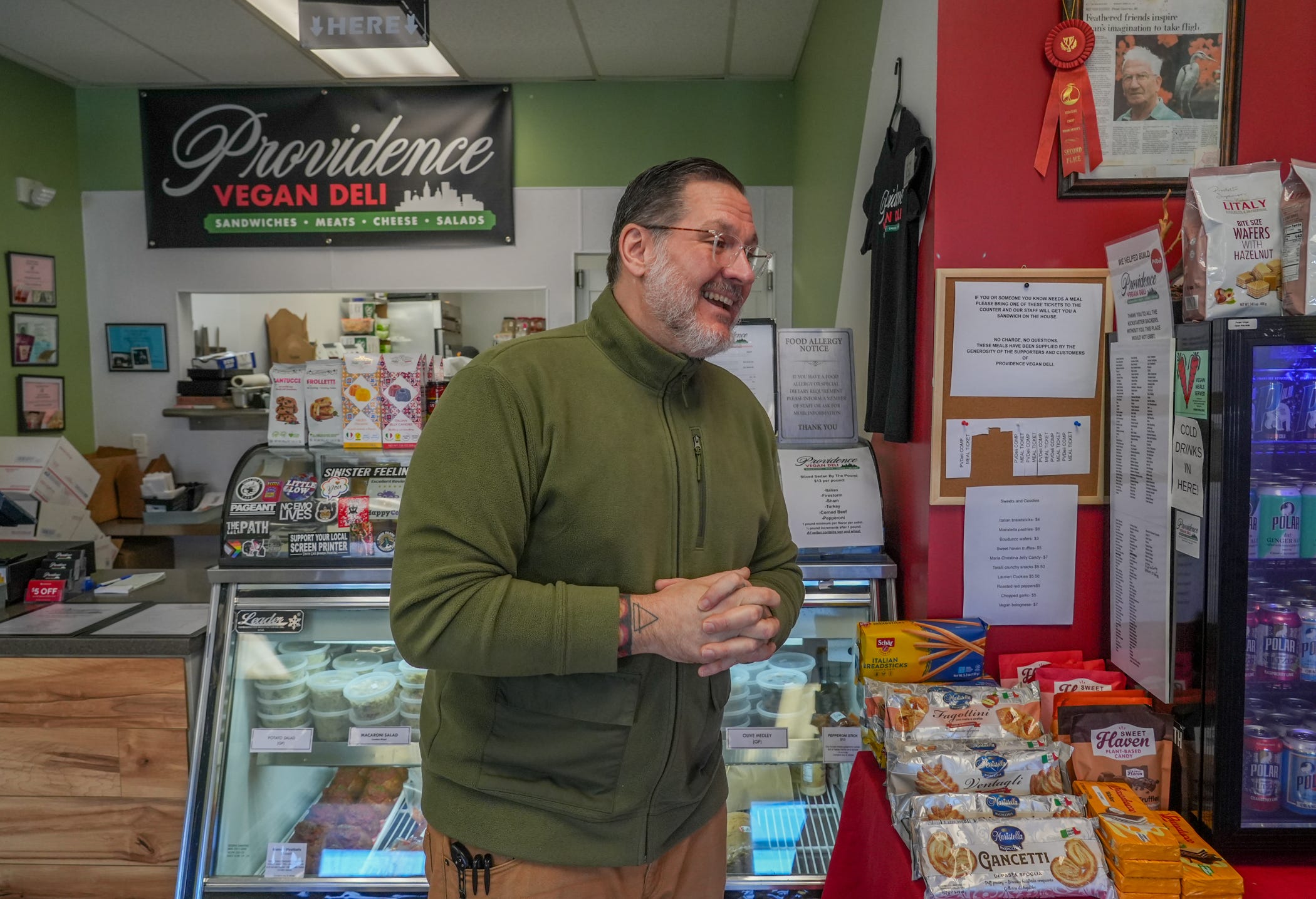 'If you're hungry, let me feed you': Providence Vegan Deli owner offers ...