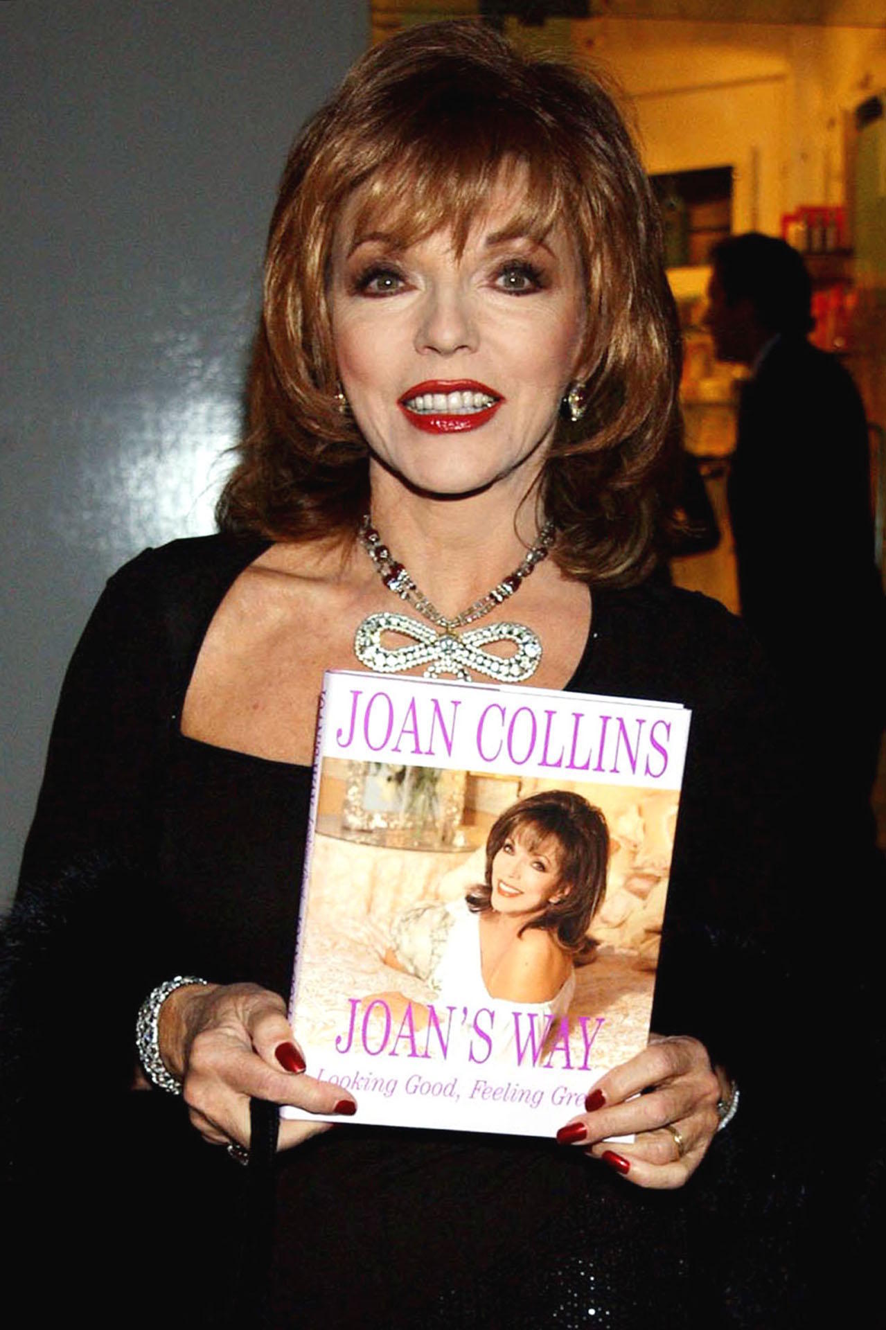 Joan Collins, delighted with her new leading role at 91 and happy with ...