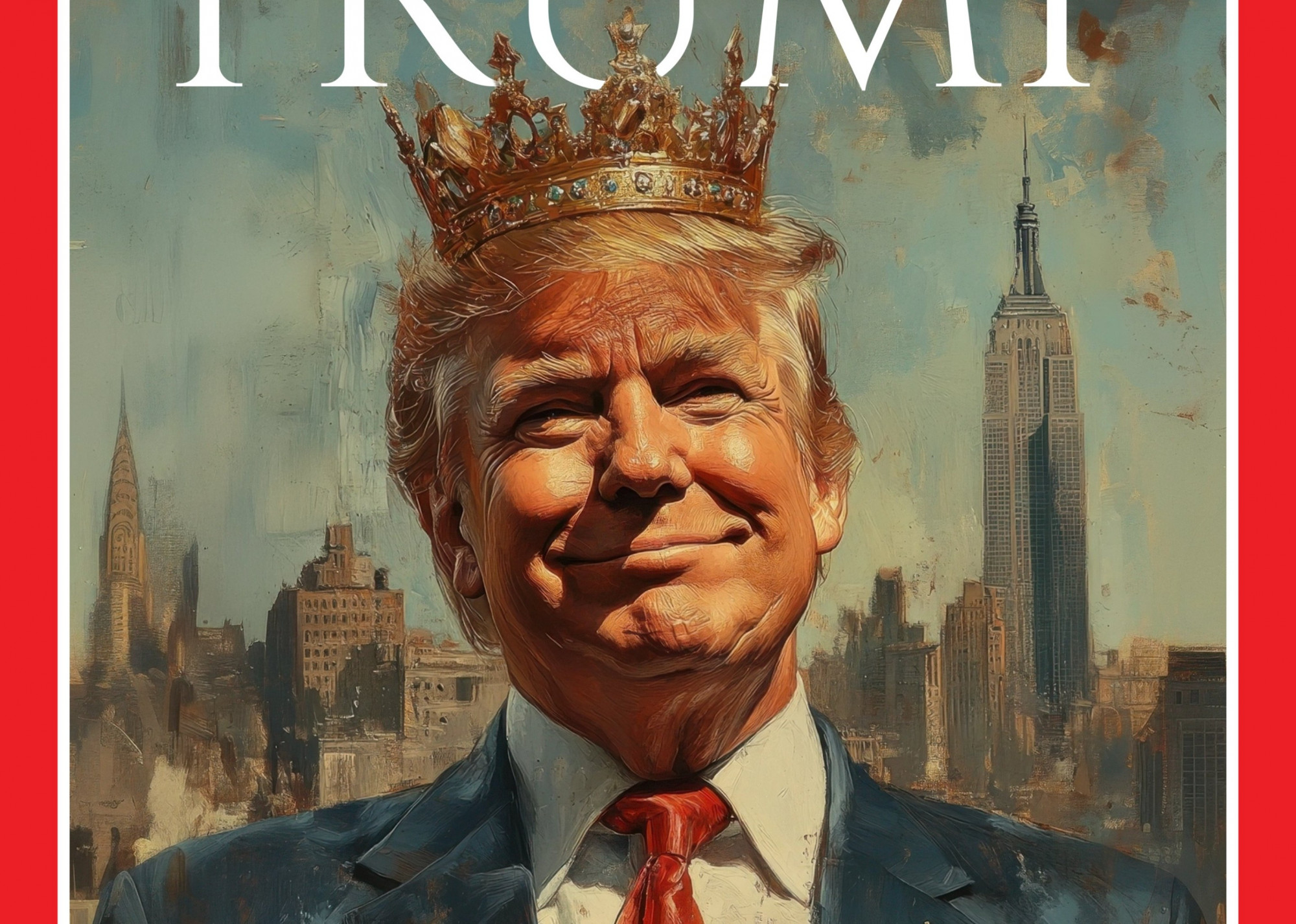 Trump királynak nevezte magát, a Fehér Ház pedig meg is koronázta