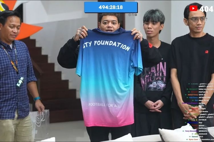 Bidding Seru! Jersey Spesial STY Foundation Dilelang di Channel Youtube ...