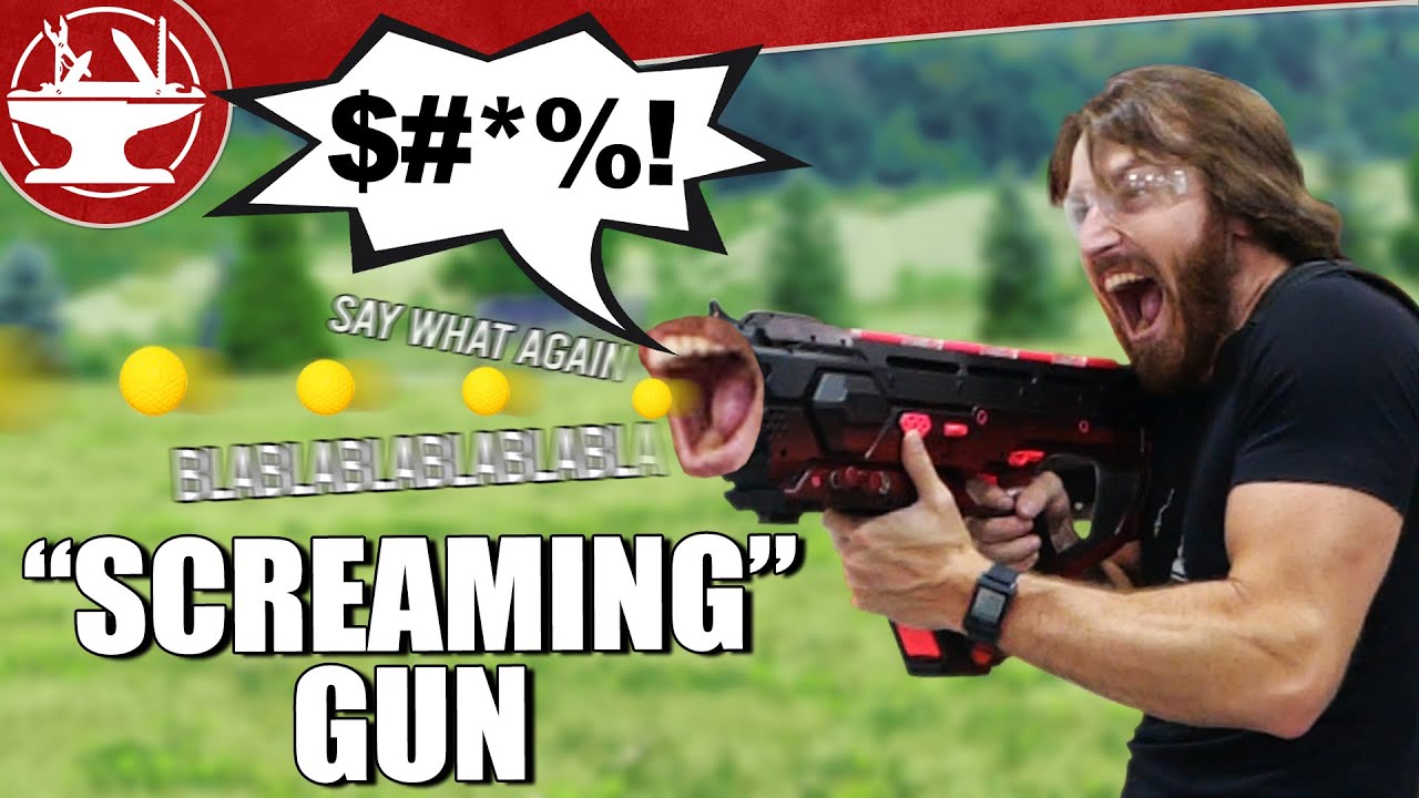 A Nerf Gun That Screams When You Shoot?!