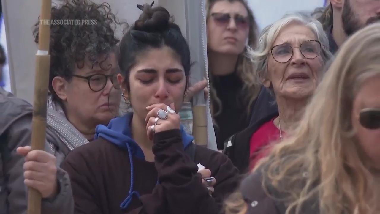 Israel receives remains said to include a mother and her 2 young children