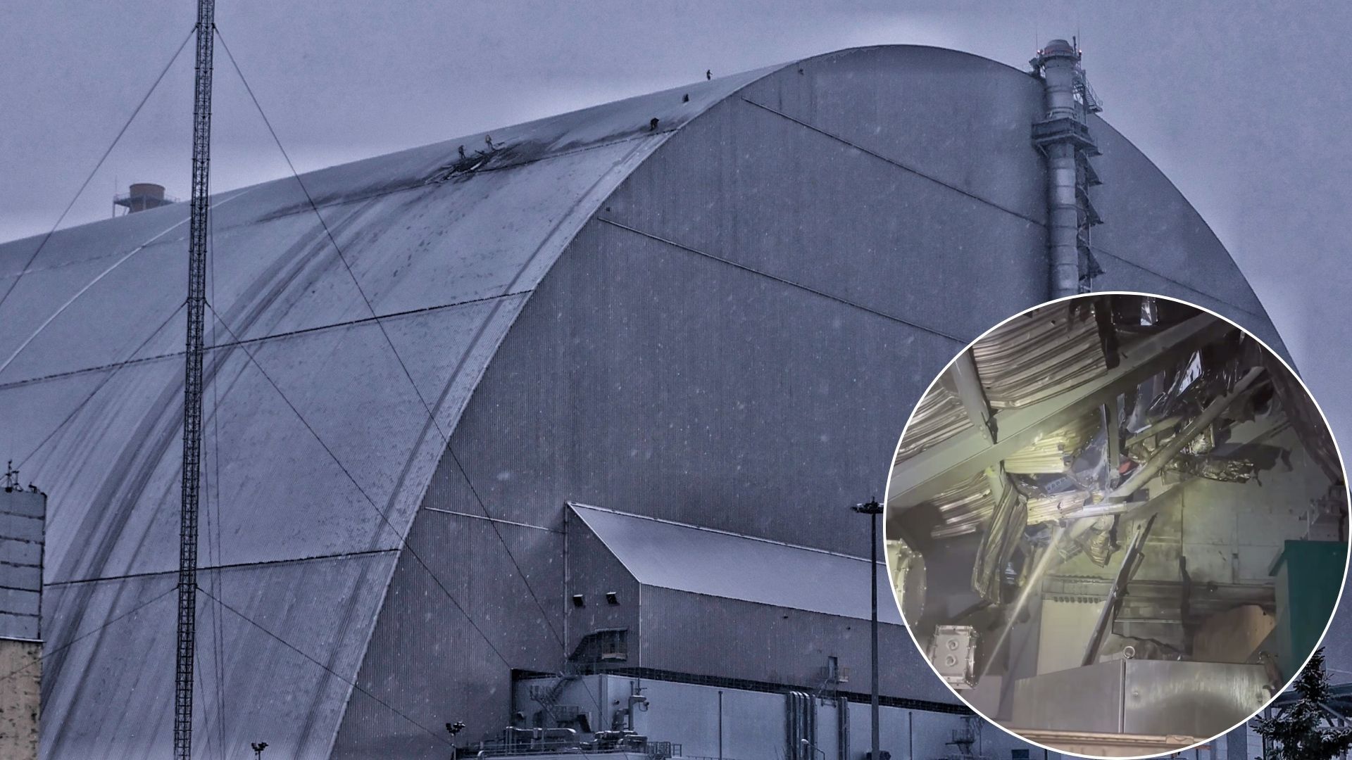 Un dron se estrella en la planta nuclear de Chernobyl