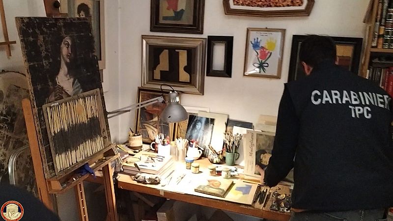 Italian police uncover secret art forgery workshop in Rome selling fake ...