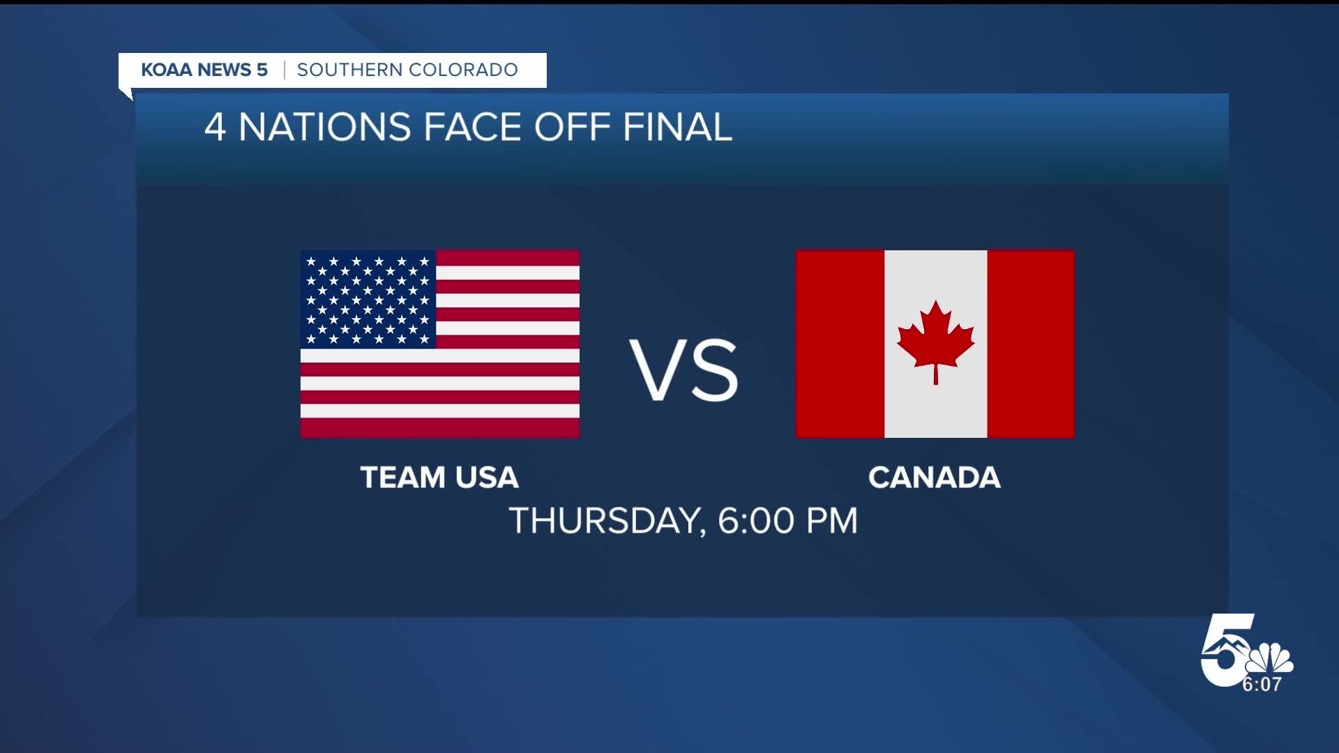 Four Nations Final to take place Thursday between Canada and the United ...