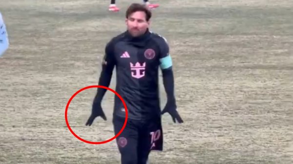 Ante el frío insoportable: La imagen de Lionel Messi que da la vuelta ...