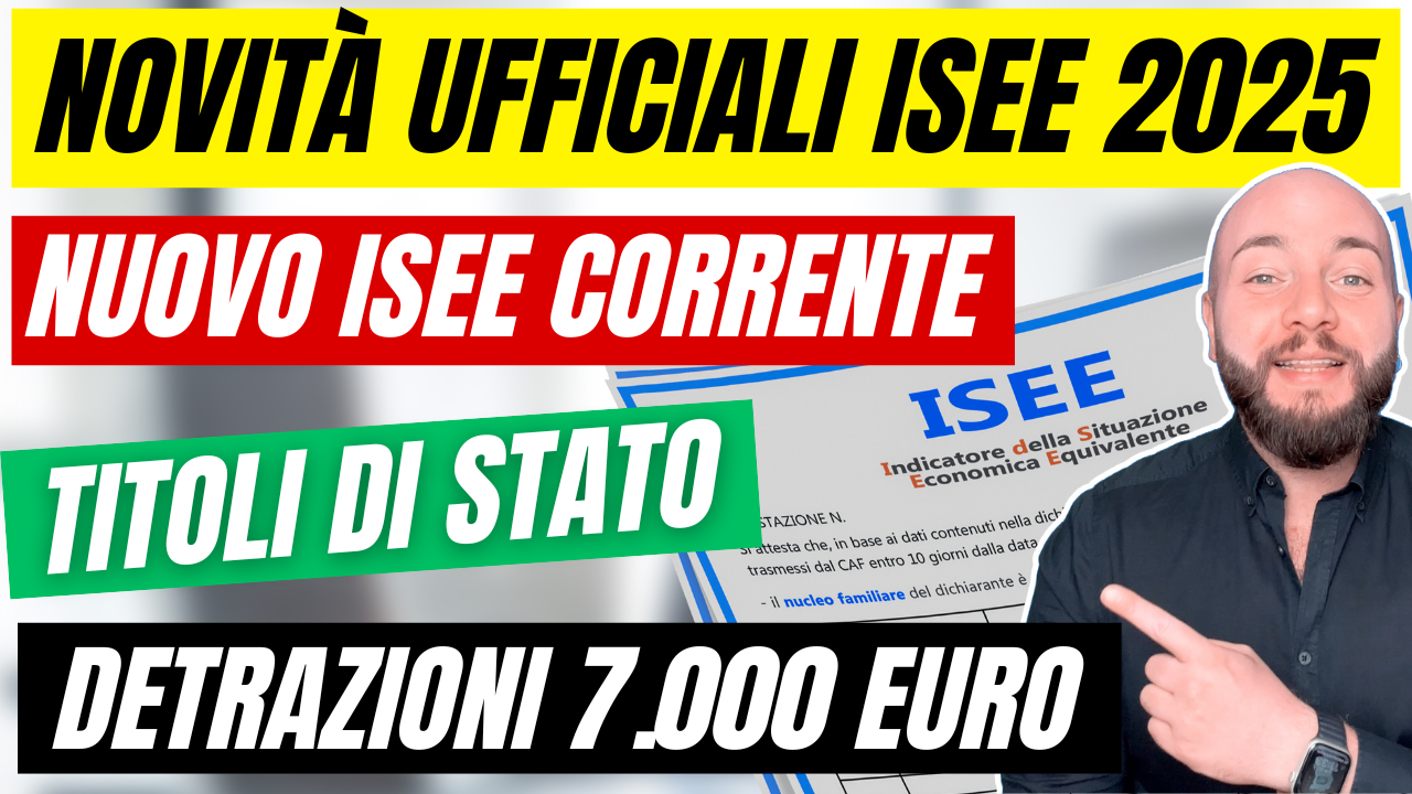 NOVITÀ MODELLO ISEE 2025: titoli di stato e non solo!