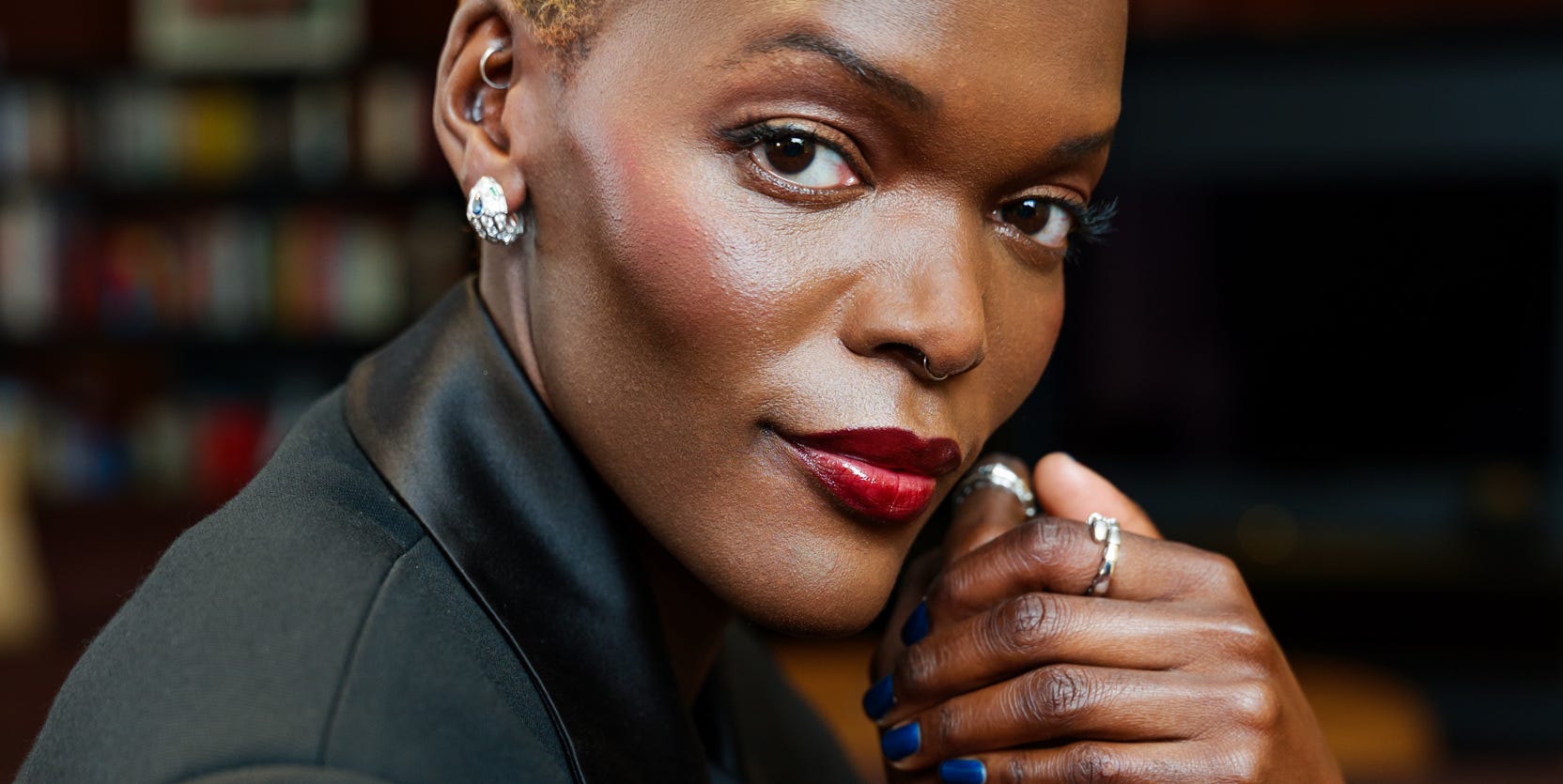 Get Ready With Sheila Atim For ELLE UK's 40 For 40 Women In Film And ...