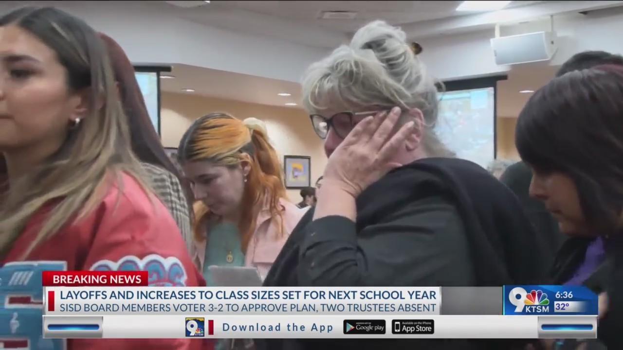 SISD Board approves layoffs and increased classes sizes for next year