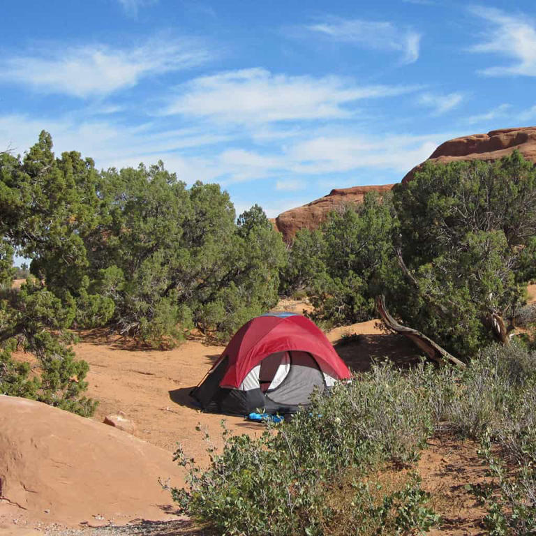 Devils Garden Campground in Arches National Park - Utah