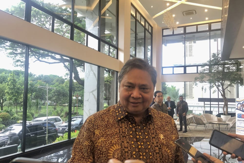 Perang Dagang AS-China, Menko Airlangga Blak-blakan Nasib RI Perang Dagang AS-China, Menko Airlangga Blak-blakan Nasib RI