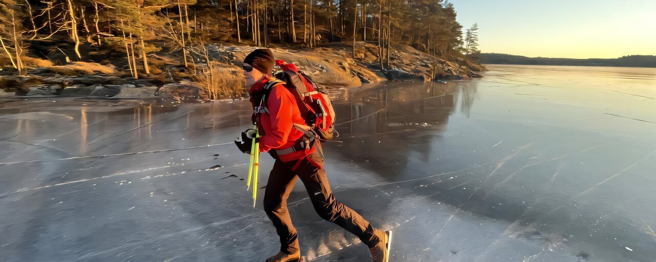 Lake ice is getting weaker in Sweden, posing risks for winter activities