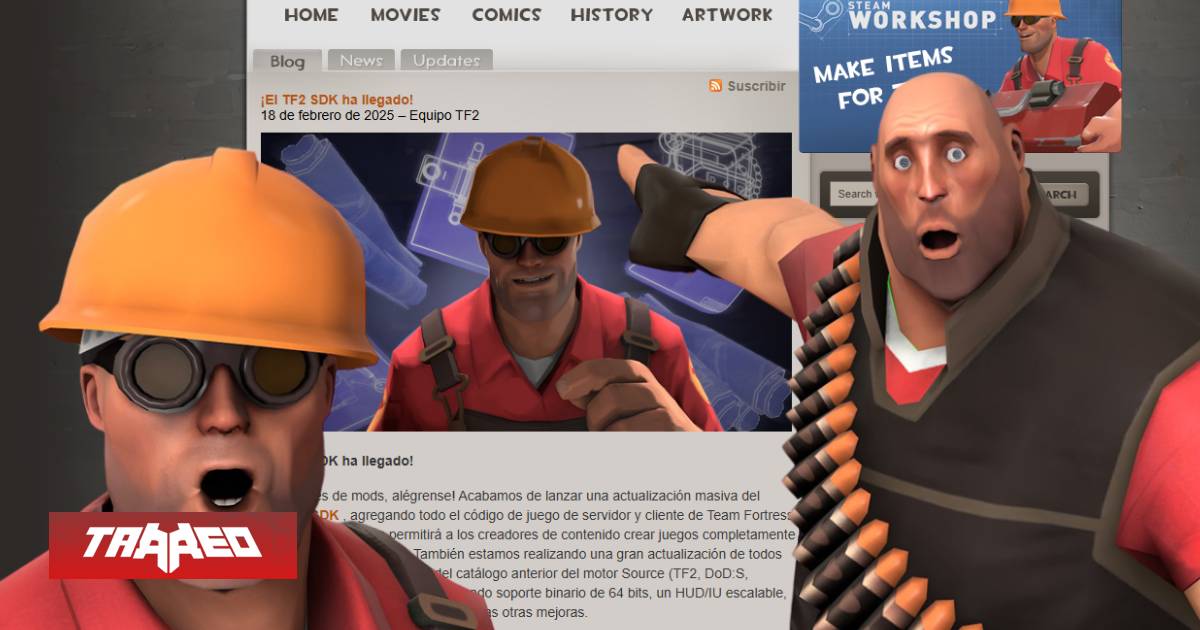 Valve libera el código completo de Team Fortress 2 en sus herramientas de modding, permitiendo a ...