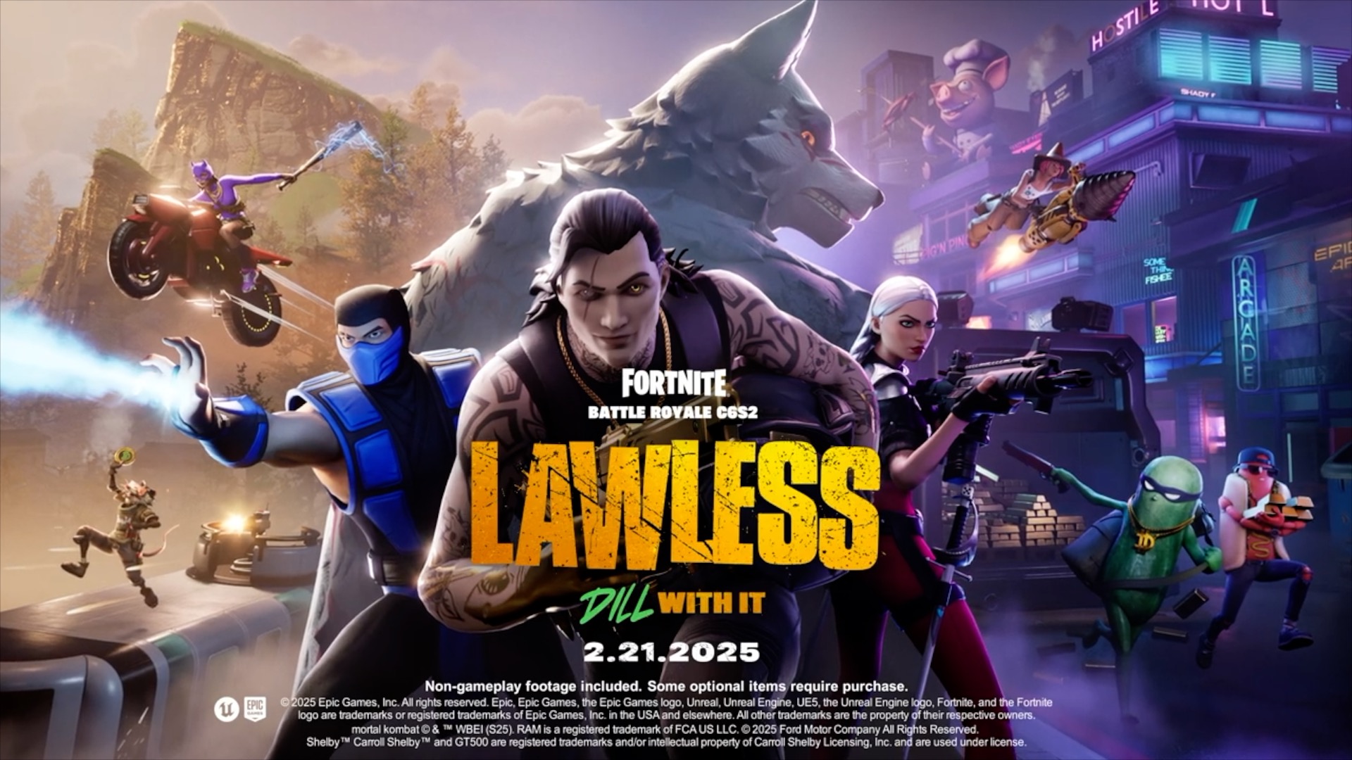 Fortnite Official Chapter 6 Season 2 Lawless Cinematic Gameplay Trailer