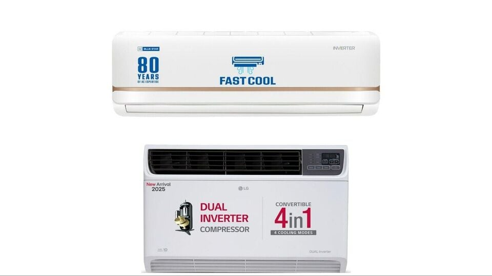 Split AC vs window AC: Top 10 picks comparing cooling, energy ...