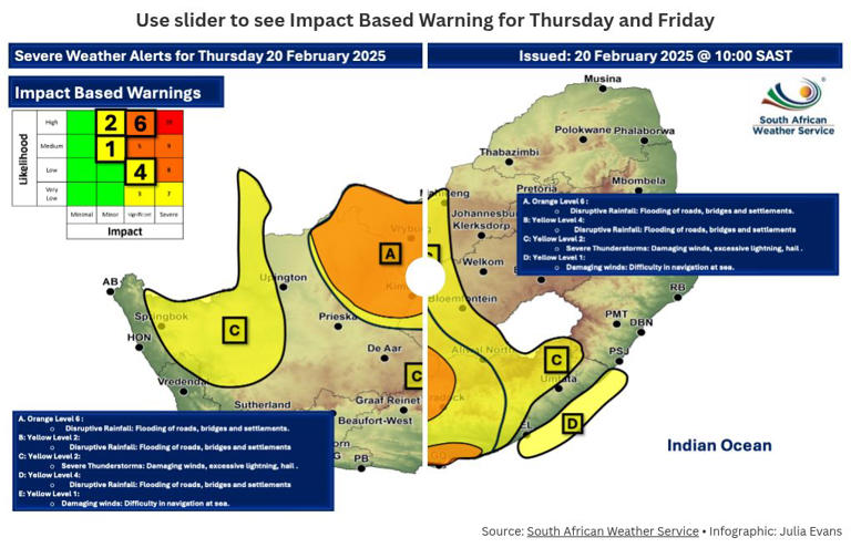 Heavy rain batters KZN – six people die, three in landslide, amid ...