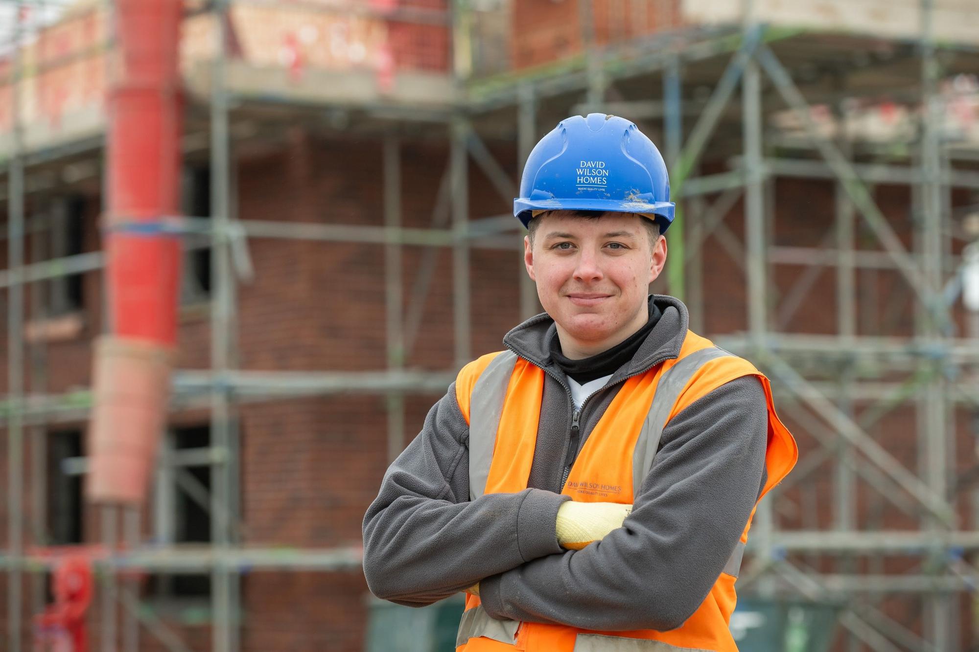 Nottinghamshire construction apprentice sheds light on career path